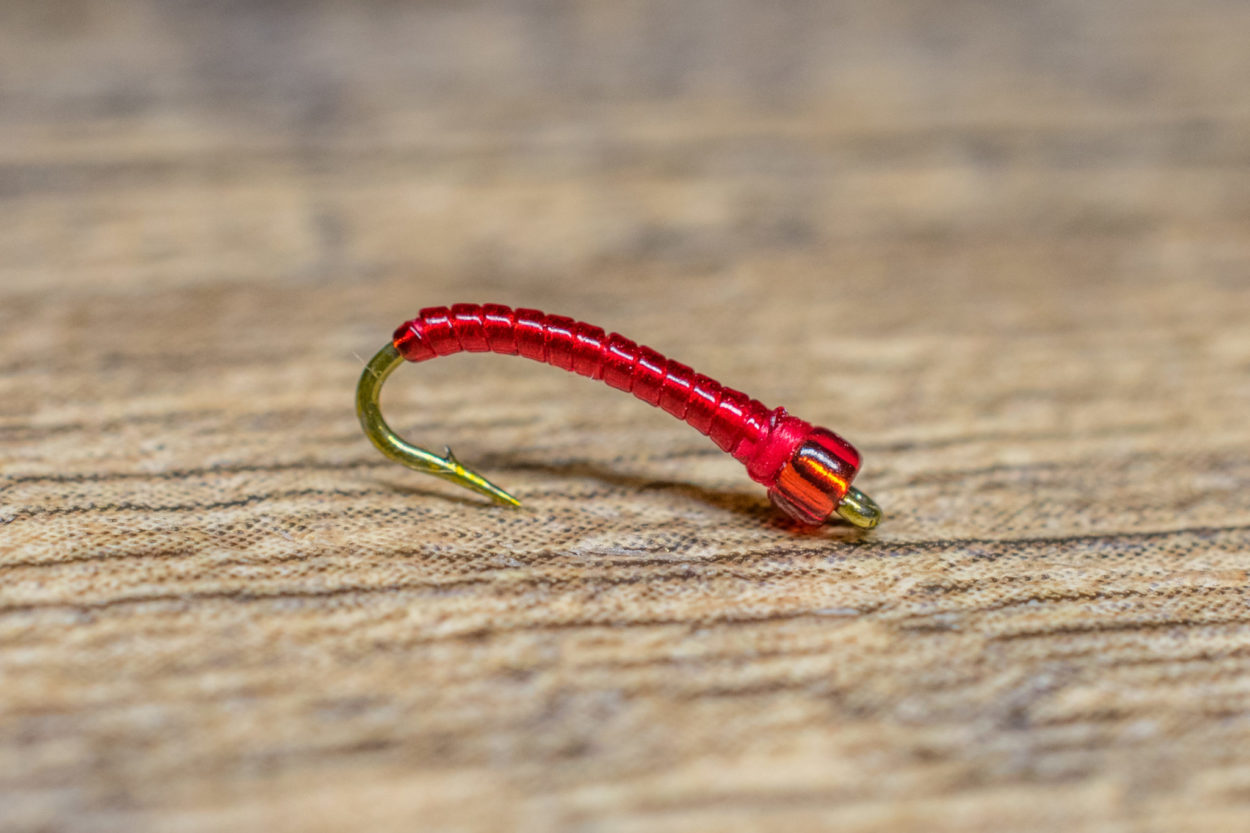Bead Head Red Larva - Tailwater Junkie